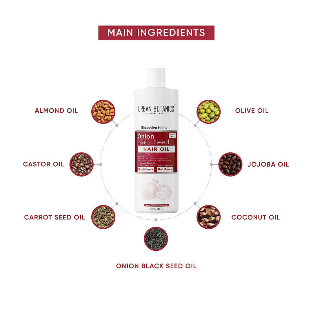 Urban Botanics Onion Hair Oil for Hair Growth – PUSHMYCART