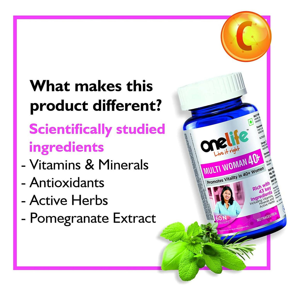 Onelife Multi Woman Multivitamin For 40+ Women Tablets – PUSHMYCART