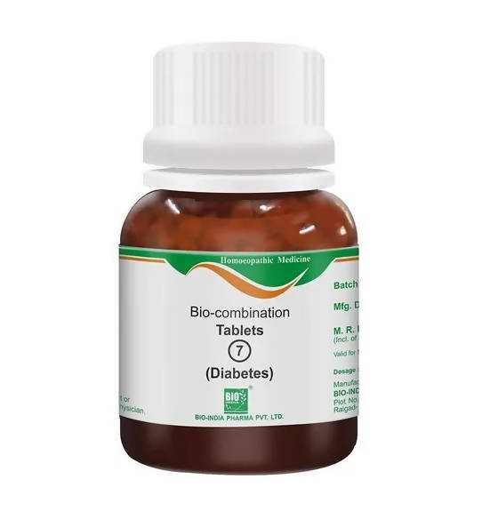 Bio India Homeopathy Bio-combination 7 Tablets – PUSHMYCART
