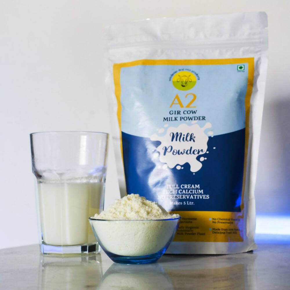 A2 Organics A2 Gir Cow Milk Powder is a full-cream milk powder made from the milk of Gir cows, a ...