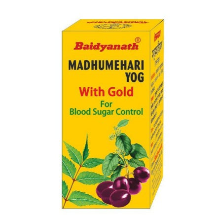 Baidyanath Vansaar Madhumehari Yog With Gold 30 Tablets – PUSHMYCART