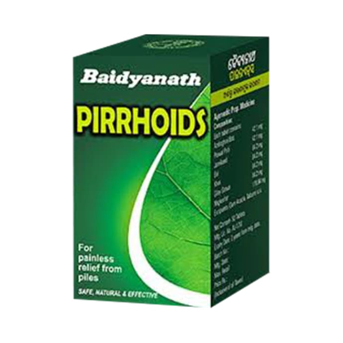 Baidyanath Pirrhoids Tablet 50 tablets – PUSHMYCART