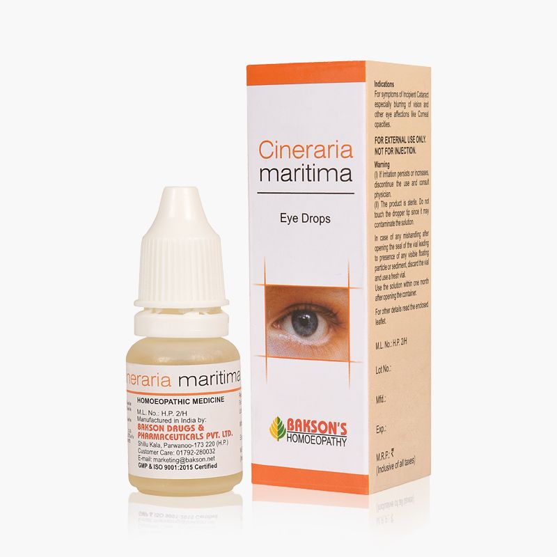 Bakson's Cineraria Maritima Eye Drop 10ml – PUSHMYCART