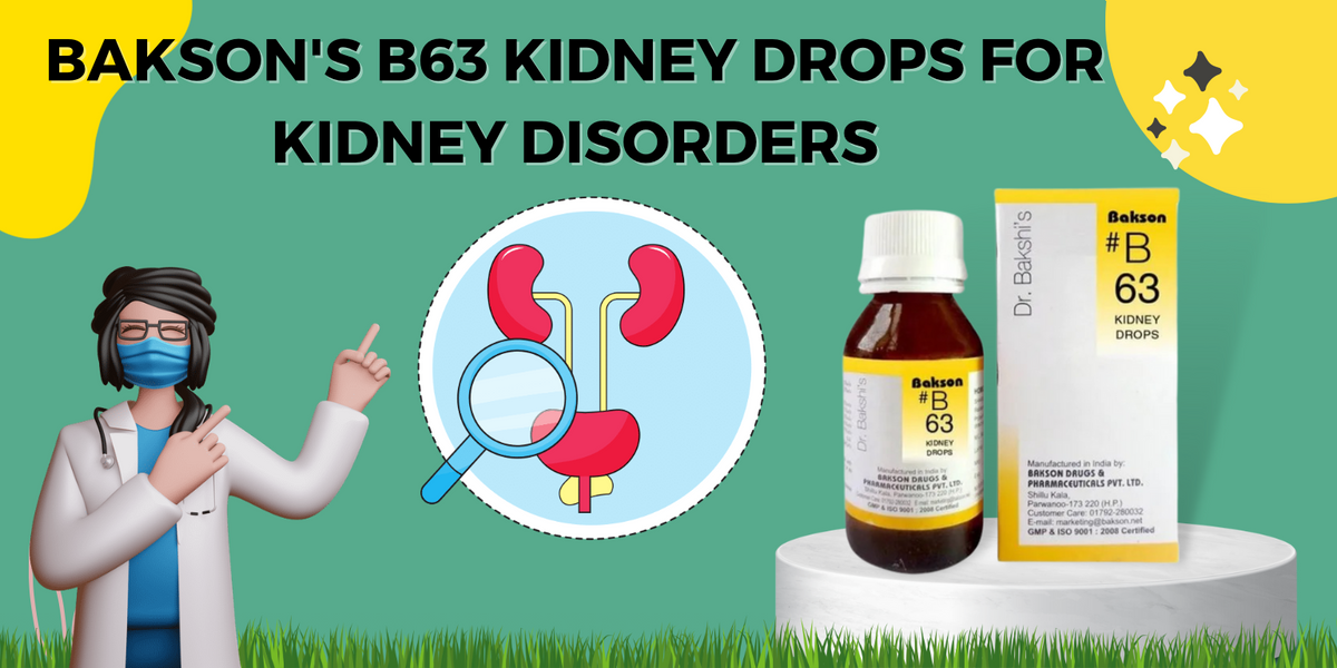 Bakson's B63 Kidney Drops for kidney disorders – PUSHMYCART