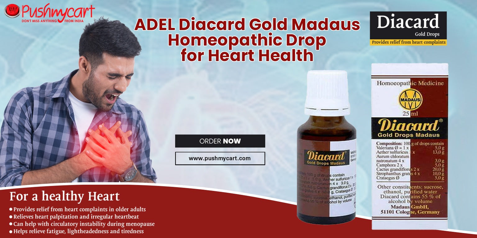ADEL Diacard Gold Madaus Homeopathic Drop for Heart Health – PUSHMYCART