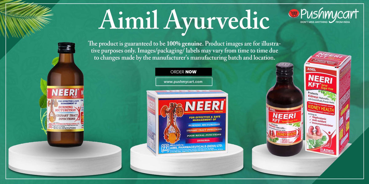 Aimil Ayurvedic Neeri Tablets, Syrup, and Kft Syrup Sugar-Free – PUSHMYCART
