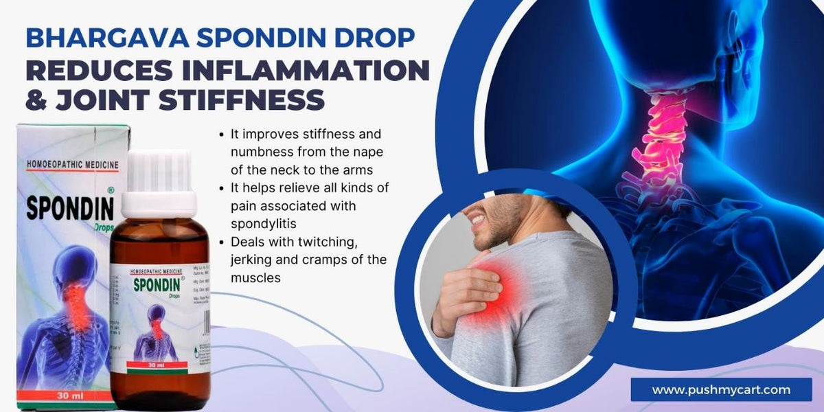 Bhargava Spondin Drop Reduces Inflammation and Joint Stiffness – PUSHMYCART