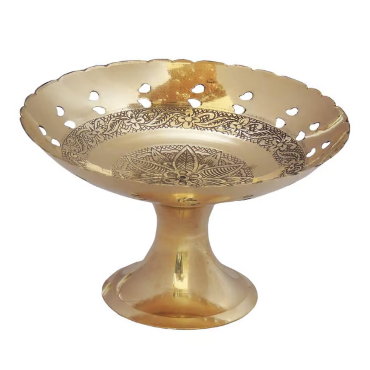 Brass Pan Jali Bata Bowl 0.33Kg – PUSHMYCART