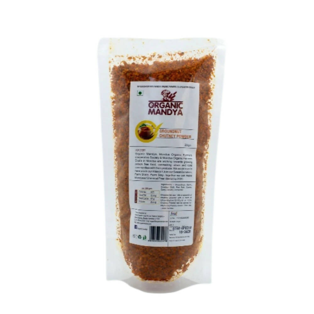 Organic Mandya Groundnut Chutney Powder – PUSHMYCART