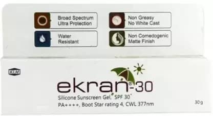 Ekran SPF 30 Silicone Sunscreen Gel SPF 30 PA++++ – PUSHMYCART