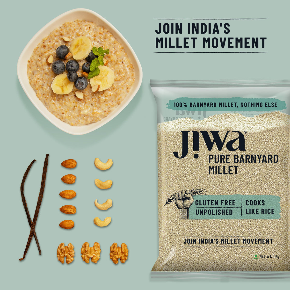 Jiwa Pure Barnyard Millet – PUSHMYCART