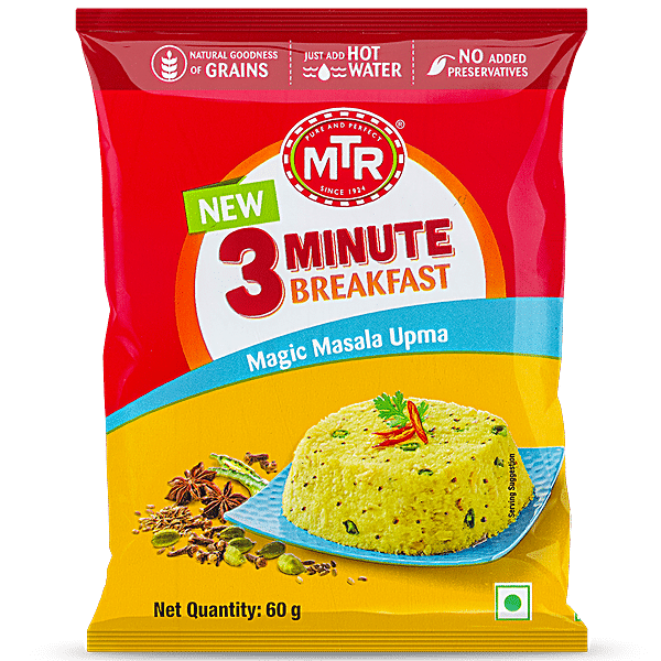 MTR Magic Masala Upma Seasoned Semolina with Spices – PUSHMYCART