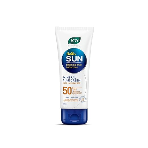 Joy Hello Sun Chemical Free Mineral Sunscreen SPF 50 PA++++ (50ml ...