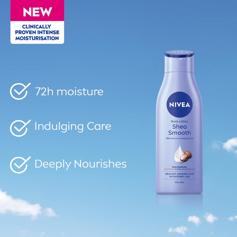 Nivea Smooth Milk Body Lotion For Dry Skin – PUSHMYCART
