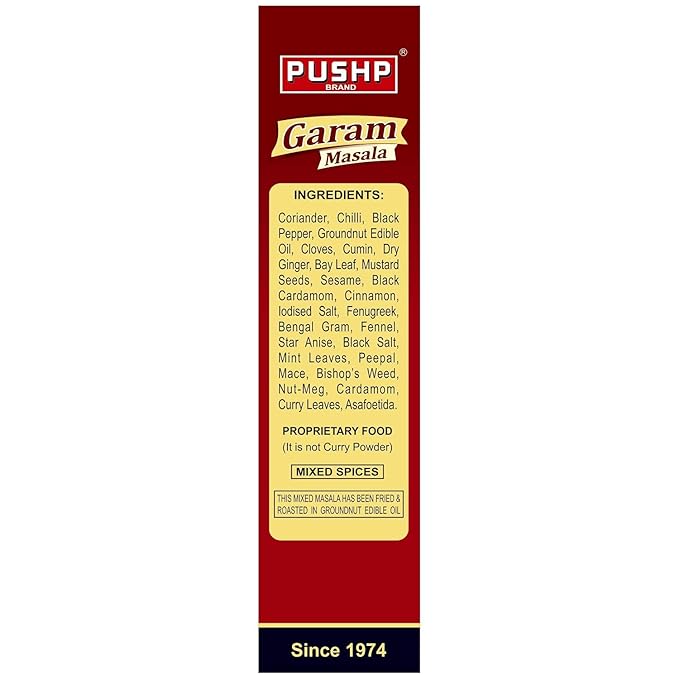 Pushp Brand Garam Masala Box – PUSHMYCART