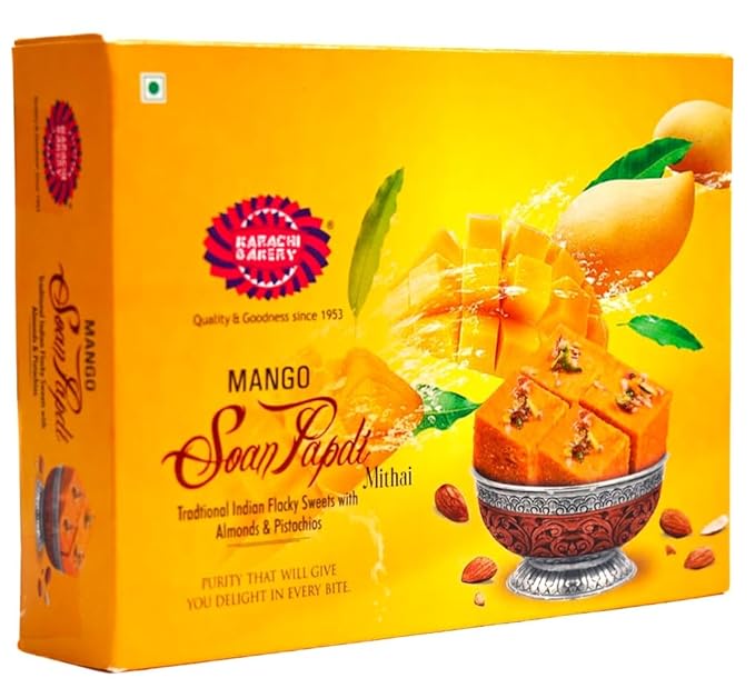 Karachi bakery Mango Soan Papdi – PUSHMYCART