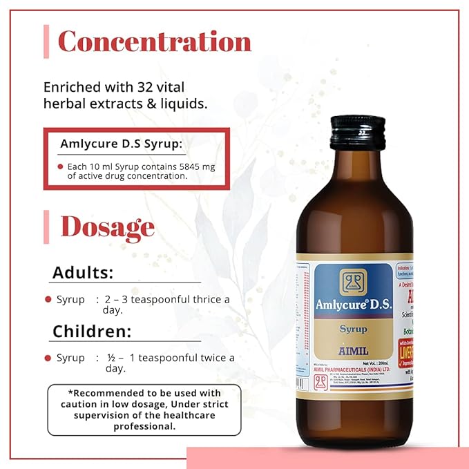 Aimil Ayurvedic Amlycure Liver Health Syrup – PUSHMYCART