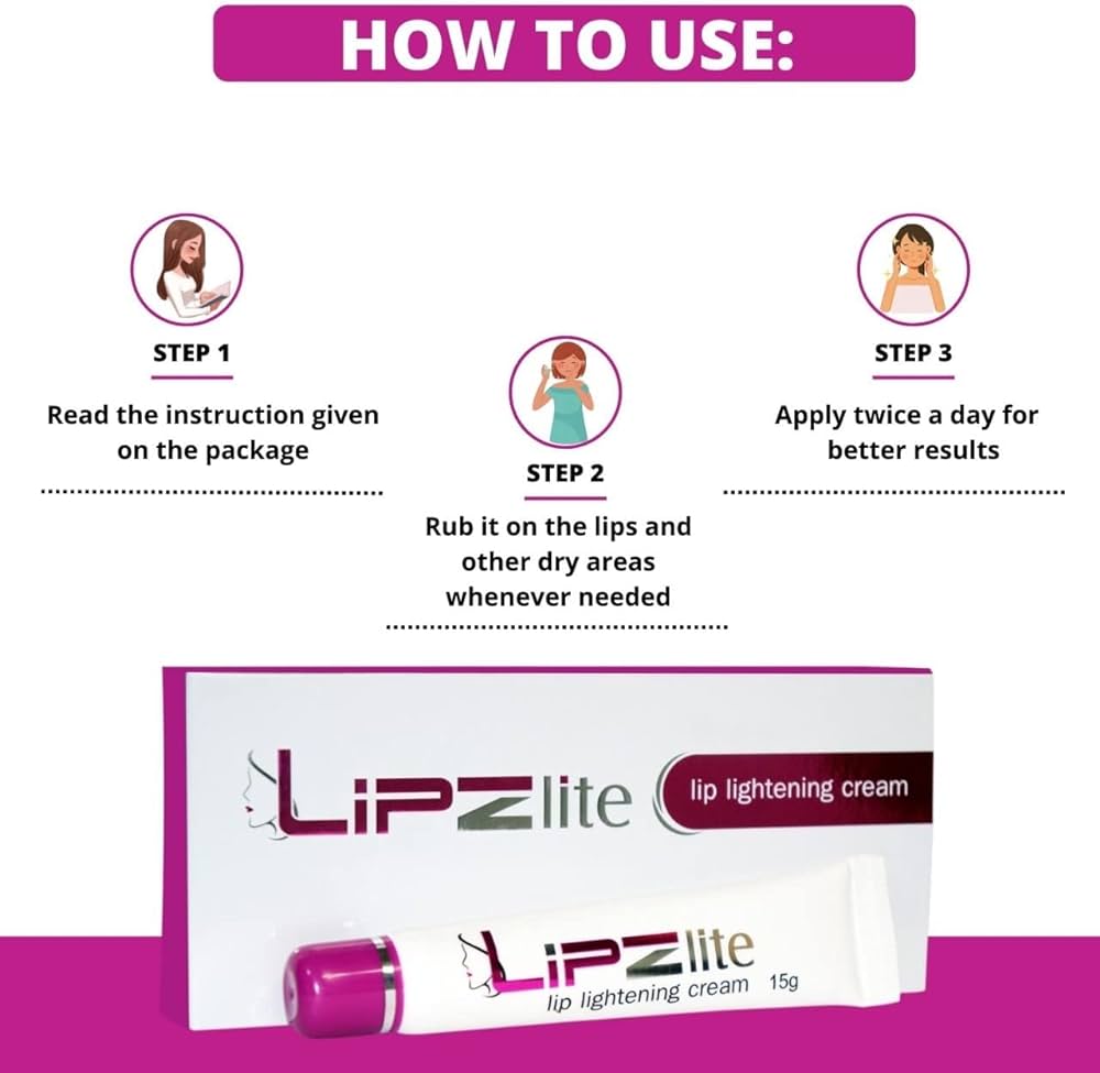 Lipzlite Lip Lightening Cream |15gm – PUSHMYCART