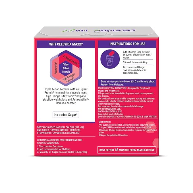 Dr. Reddy’s Celevida Maxx - High-Protein and Immunity Supplement to su ...
