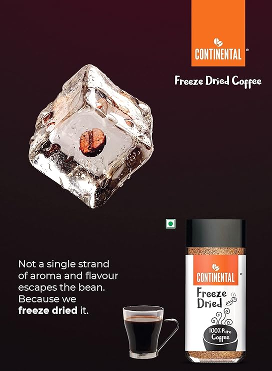 Continental Freeze Dried Pure Instant Coffee Powder – PUSHMYCART