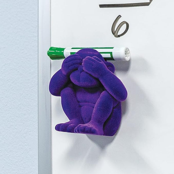 Rubbabu Magnetic 2 in 1 Monkey White Board Eraser & Marker Holder ...