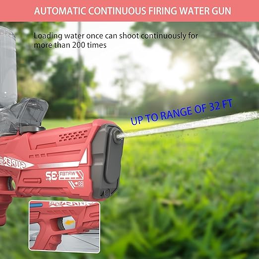 Storio Rechargeable Electric Battery Operated Water Gun(Super Power ...