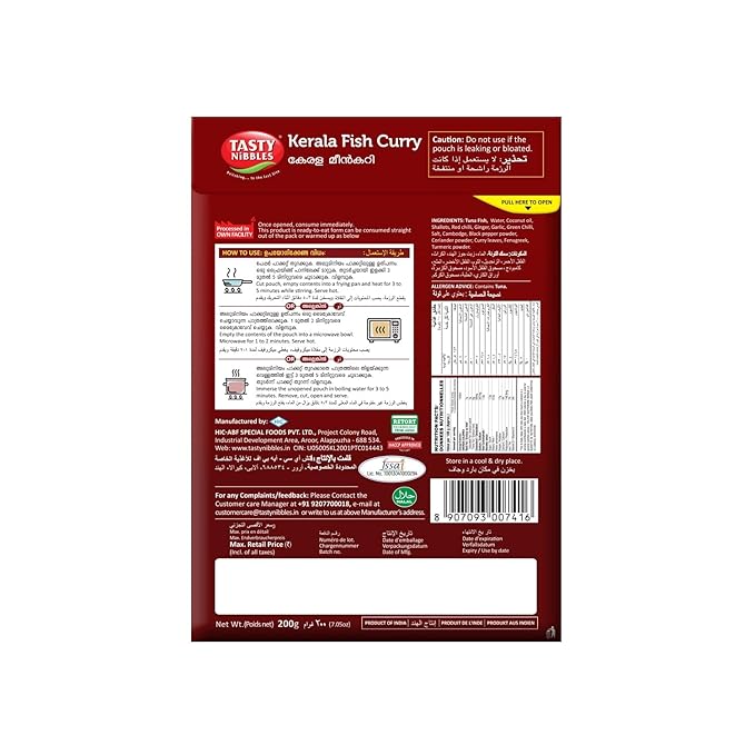Tasty Nibbles Kerala Fish Curry With Shappu Curry Pouch – PUSHMYCART