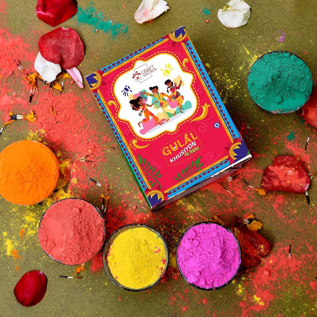 CraftVatika Natural Holi Colour - Organic Holi – PUSHMYCART