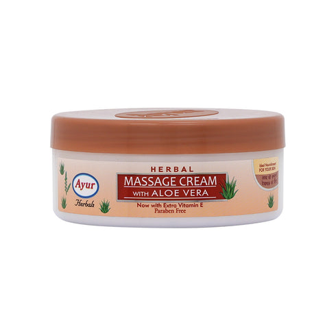 Ayur Herbals Massage Cream With Aloe Vera - 200ml – PUSHMYCART