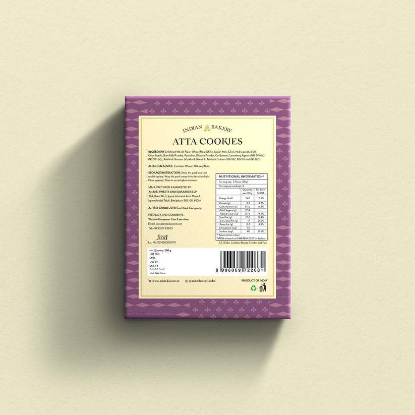 Anand Sweets Atta Cookies 200g – PUSHMYCART