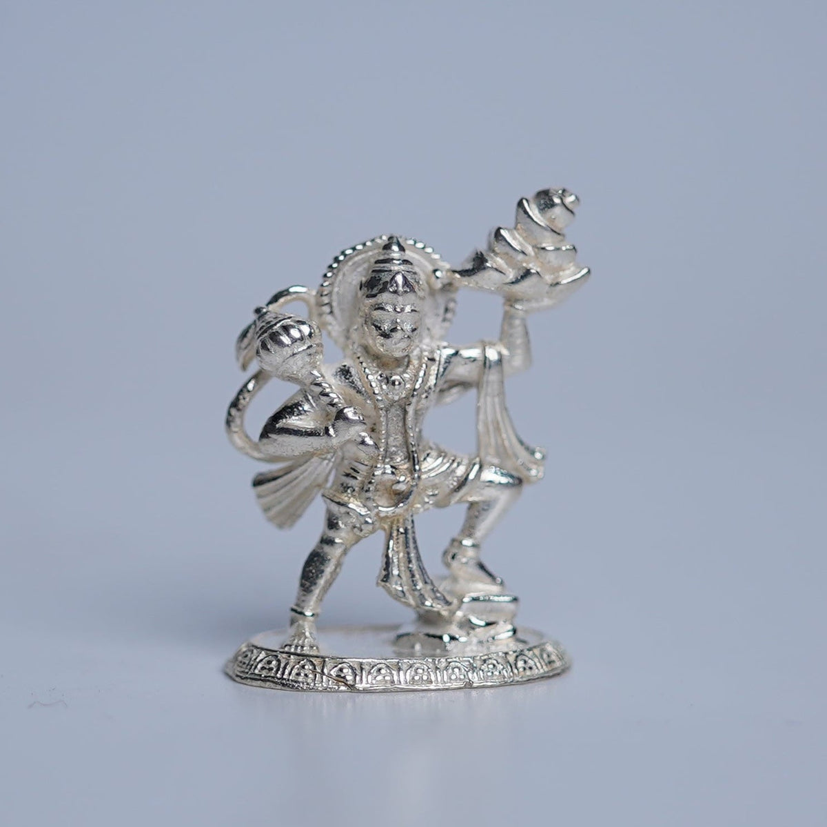 Pure Silver Lord Hanuman Idol 8grams – PUSHMYCART