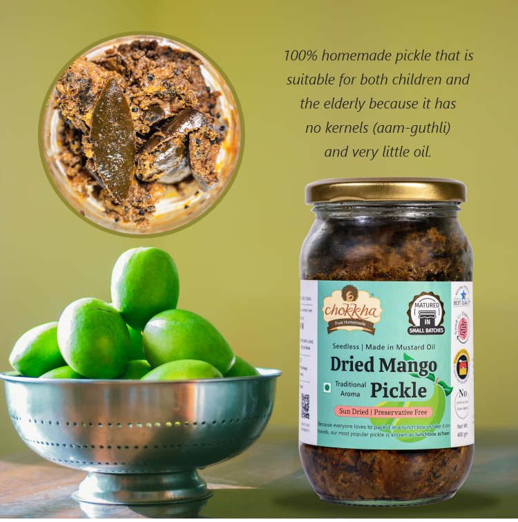 Chokkha Dried Mango Pickle – PUSHMYCART