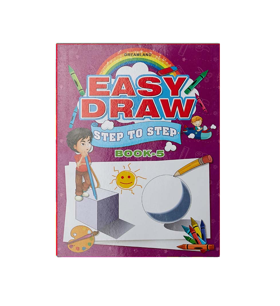 Easy Draw ...Step by Step Book 5 (English) – PUSHMYCART