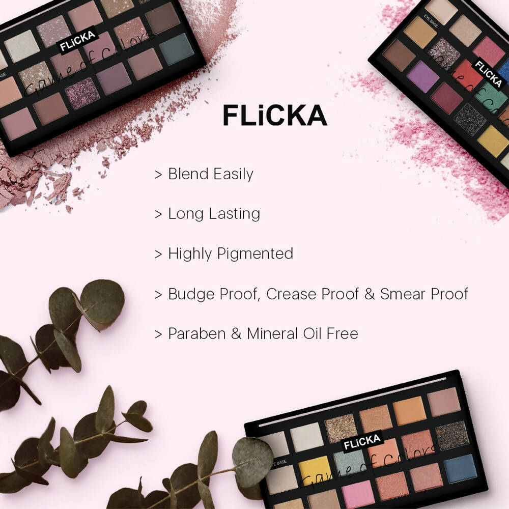 Flicka Game Of Colors Eyeshadow Palette | On Demand – PUSHMYCART