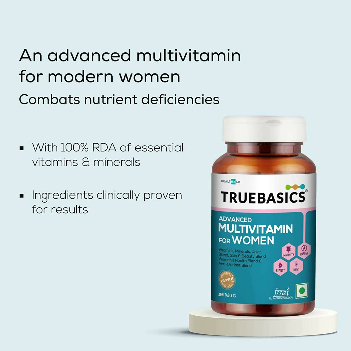 TrueBasics Advanced Multivitamin Tablets for Women – PUSHMYCART
