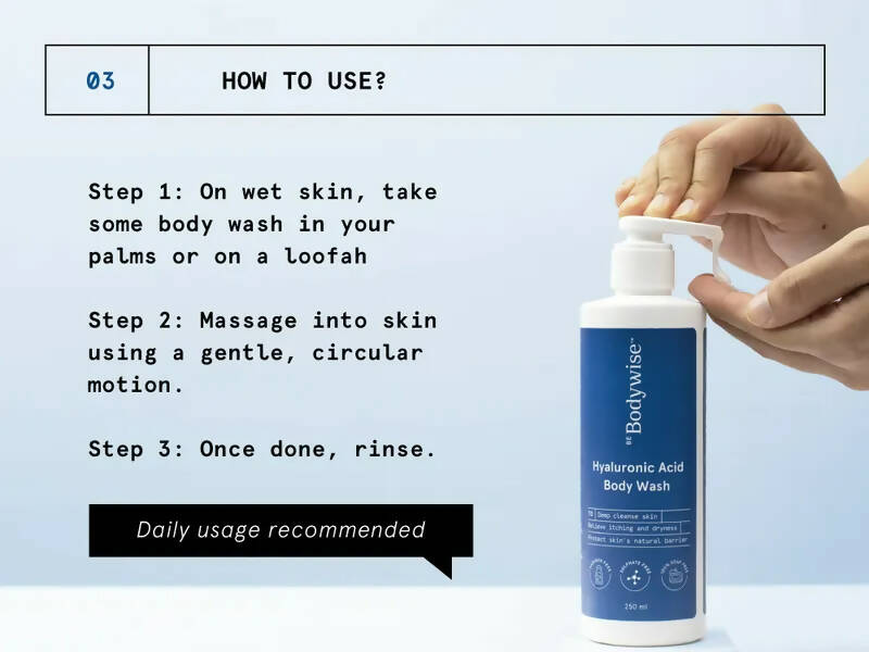 BeBodywise Hyaluronic Acid Body Wash 250 ml – PUSHMYCART