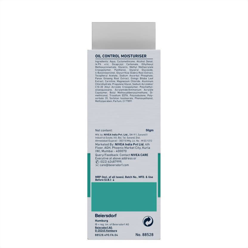 Nivea Men Oil Control Moisturiser – PUSHMYCART