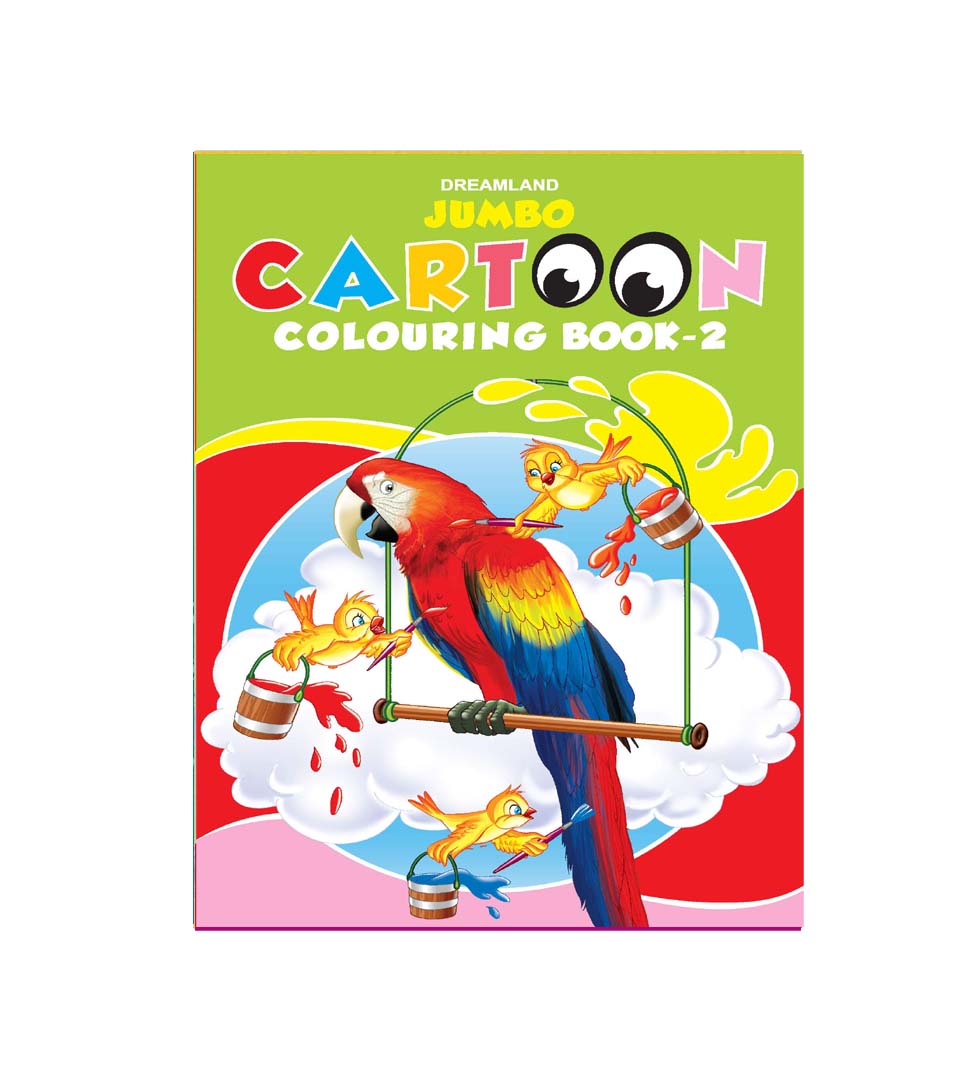 Jumbo Cartoon Colouring Book - 2 (English) – PUSHMYCART