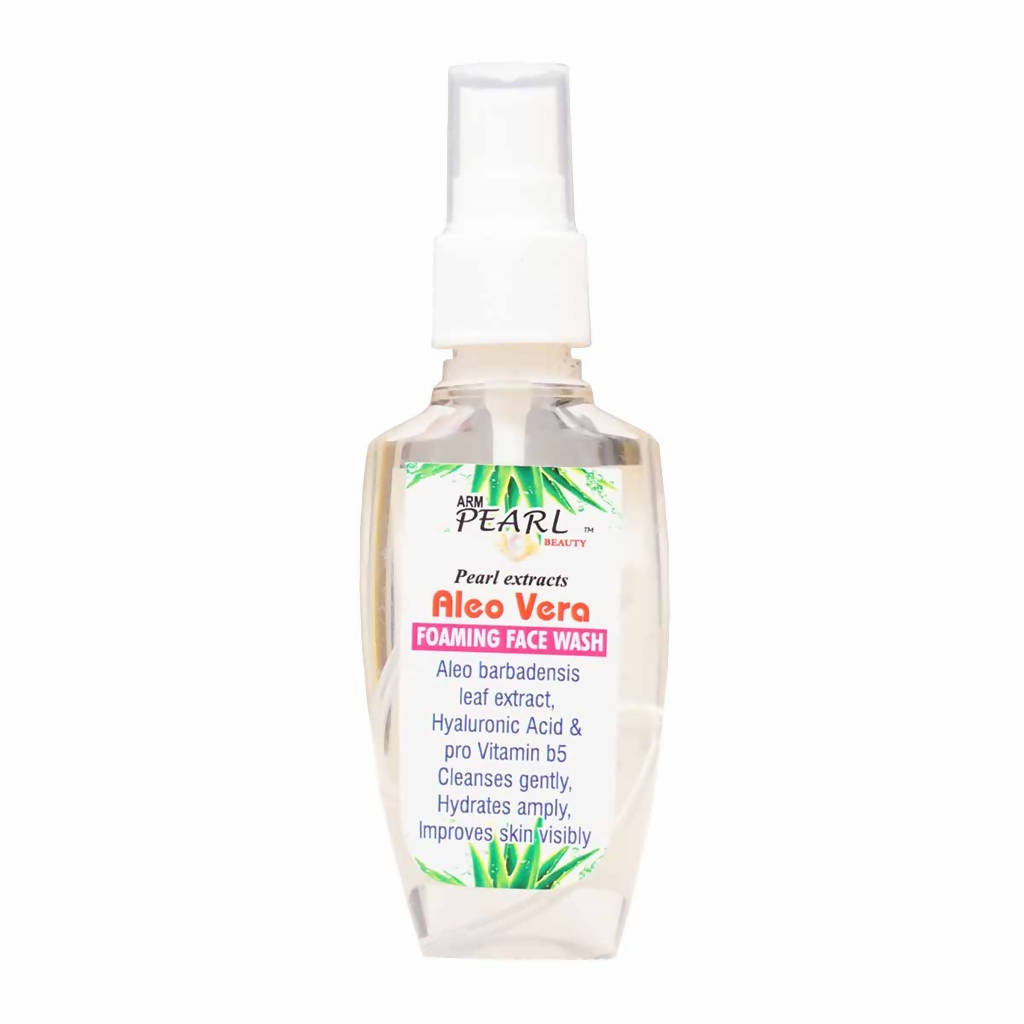 ARM Pearl Beauty Pearl Extracts Aloe Vera Foaming Face Wash – PUSHMYCART