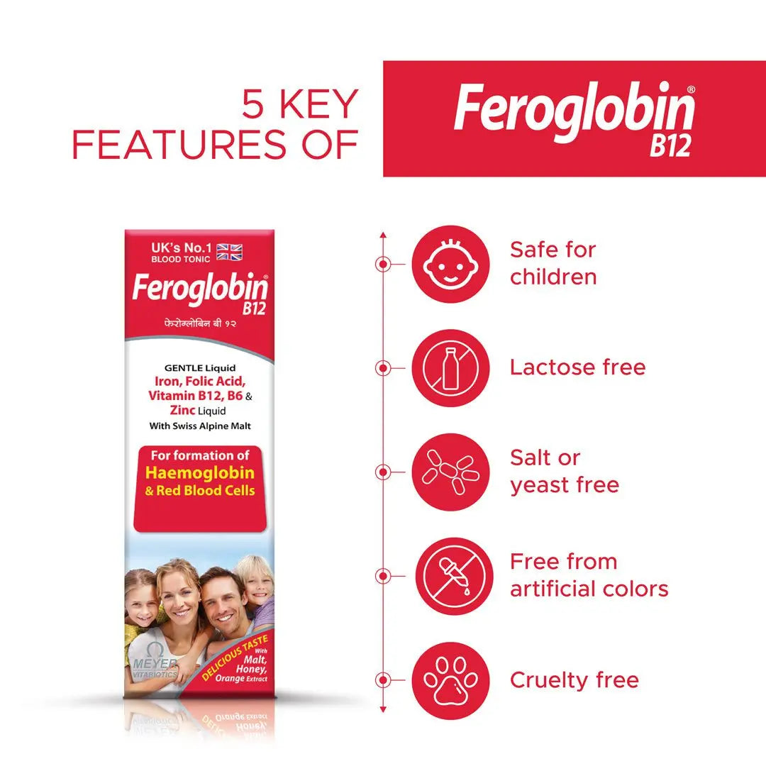 Vitabiotics Feroglobin B12 Liquid – PUSHMYCART