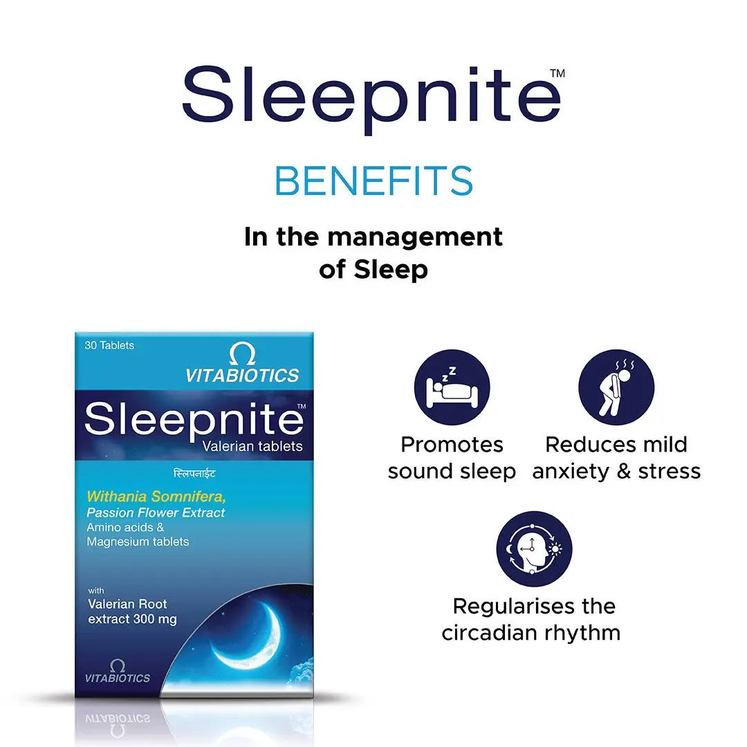 Vitabiotics Sleepnite Tablets – PUSHMYCART