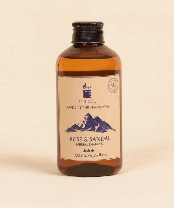 Isha Life Rose and Sandal Herbal Shampoo 200ml – PUSHMYCART