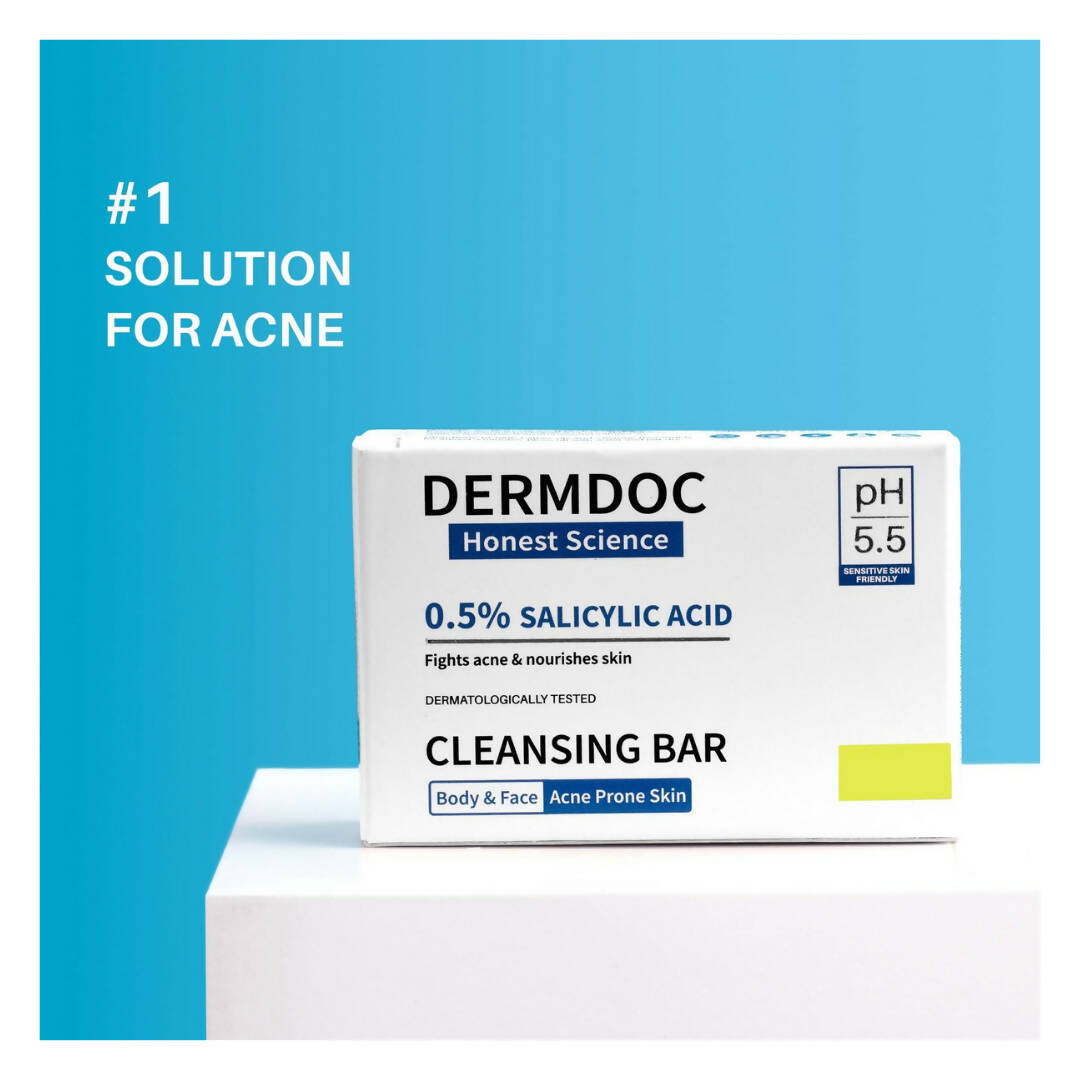 Dermdoc 0.5% Salicylic Acid Cleansing Bar – PUSHMYCART