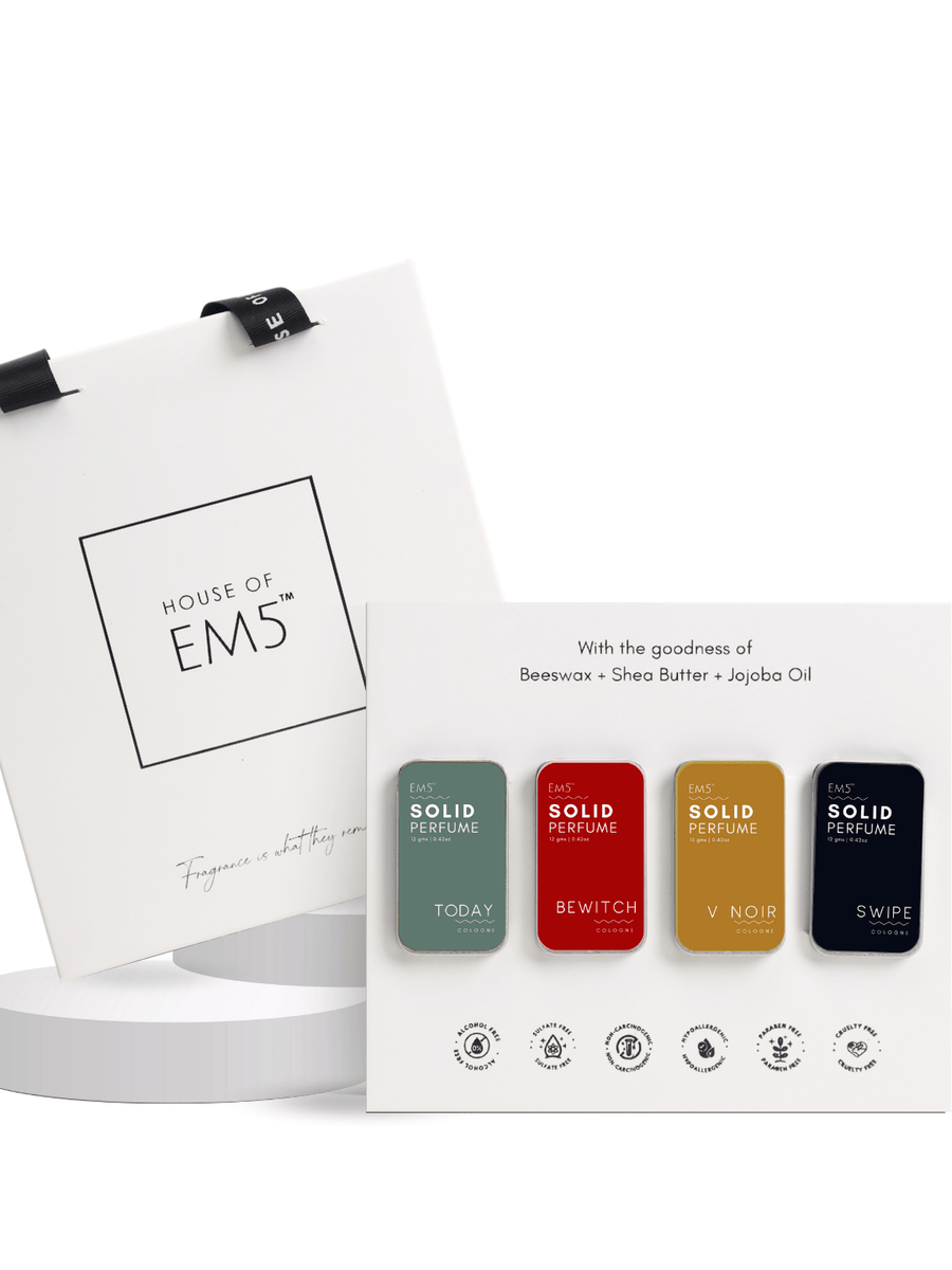 House of EM5 Women Set of 4 Solid Perfumes – PUSHMYCART