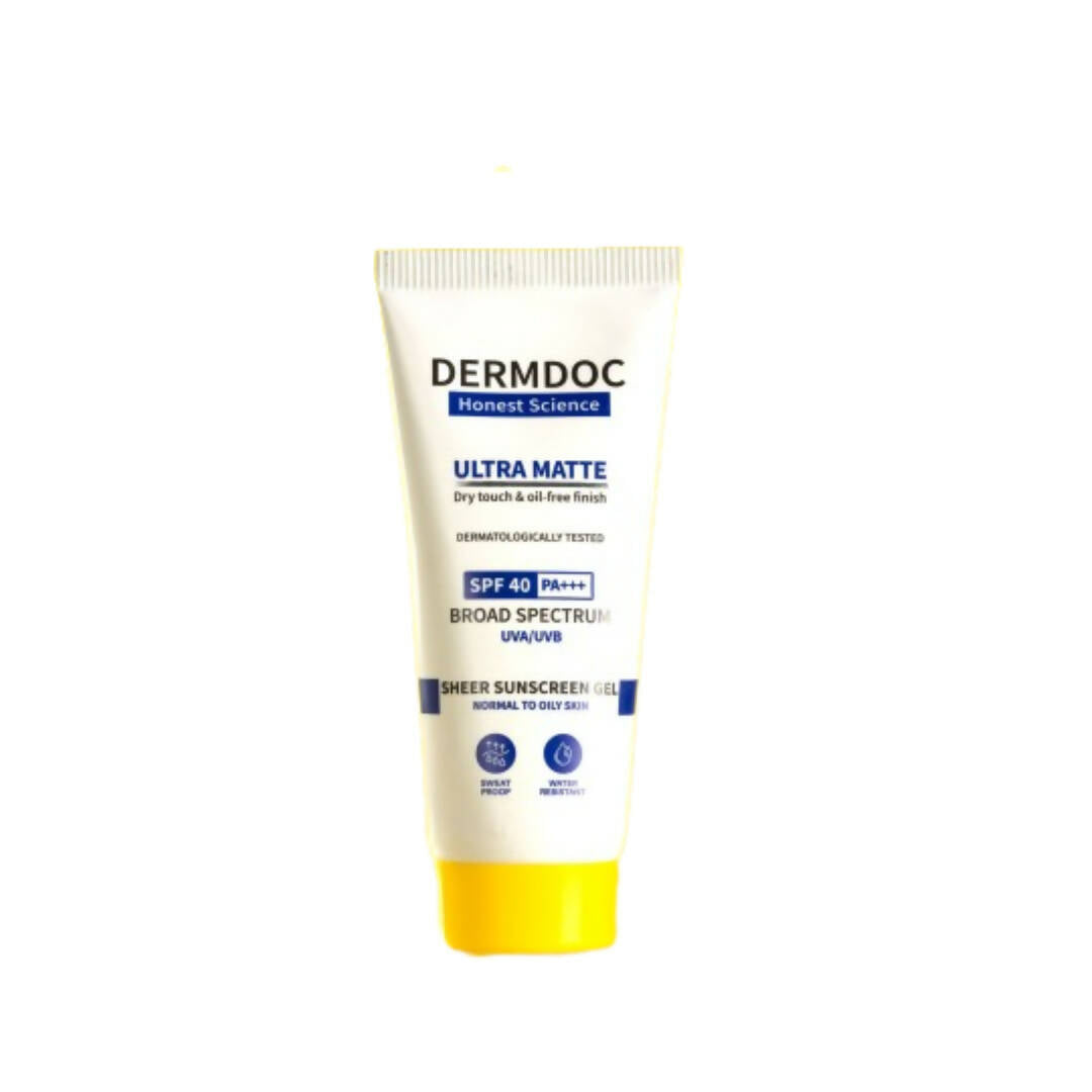 Dermdoc Ultra Matte Sheer Sunscreen Gel – PUSHMYCART