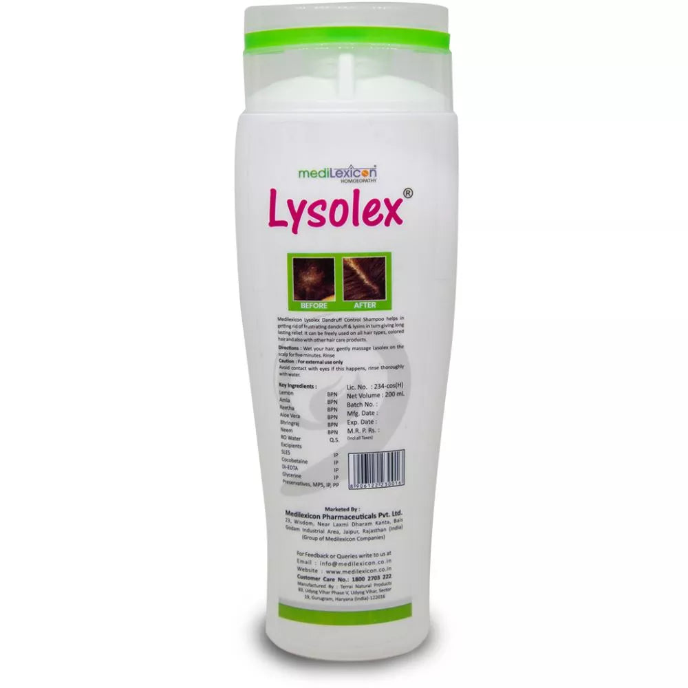 Medilexicon Lysolex Anti Dandruff Shampoo – PUSHMYCART