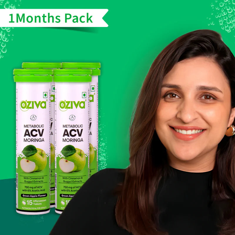 OZiva ACV Moringa Hot Mix Apple Cinnamon for Craving Control – PUSHMYCART