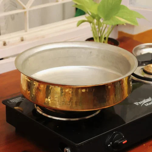 Brass Lagaan for cooking | Pital Lagan – PUSHMYCART