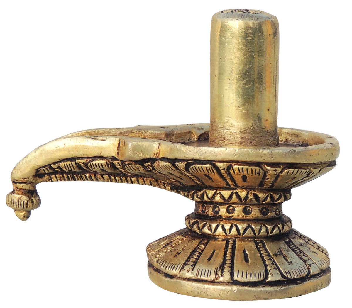 Brass Shivling God Idol Statue 0.64Kg – PUSHMYCART