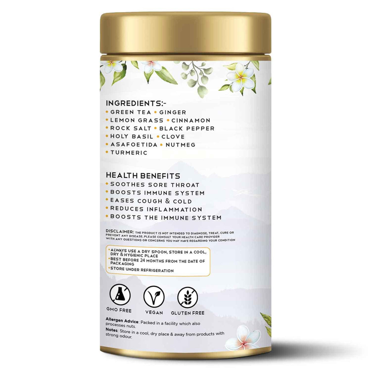 Tea Raja - Cough and Cold Relief Herbal Tea – PUSHMYCART